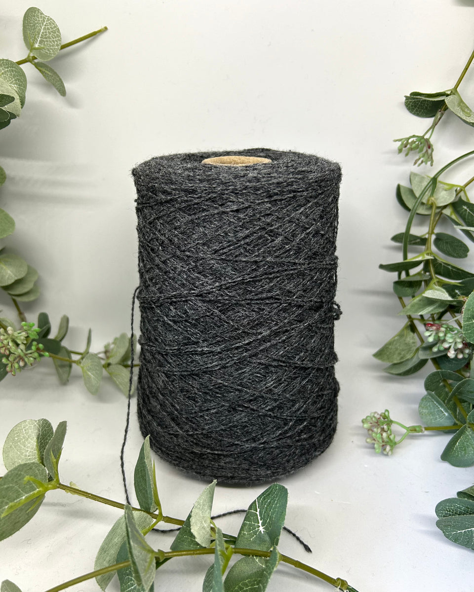 Knoll art. Supersoft 100% wool | slate grey melange | Italian Stock ...