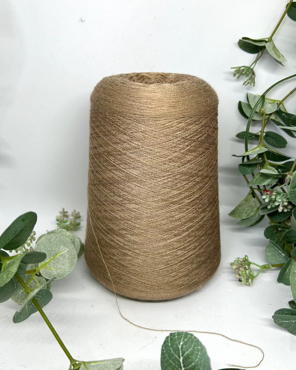 Cariaggi Jaipur 70% cashmere 30% silk 2/120 cold gold | Italian Stock ...