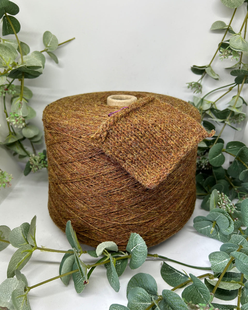Knoll art. Supersoft 100% wool | cinnamon | Italian Stock Yarn Cone ...