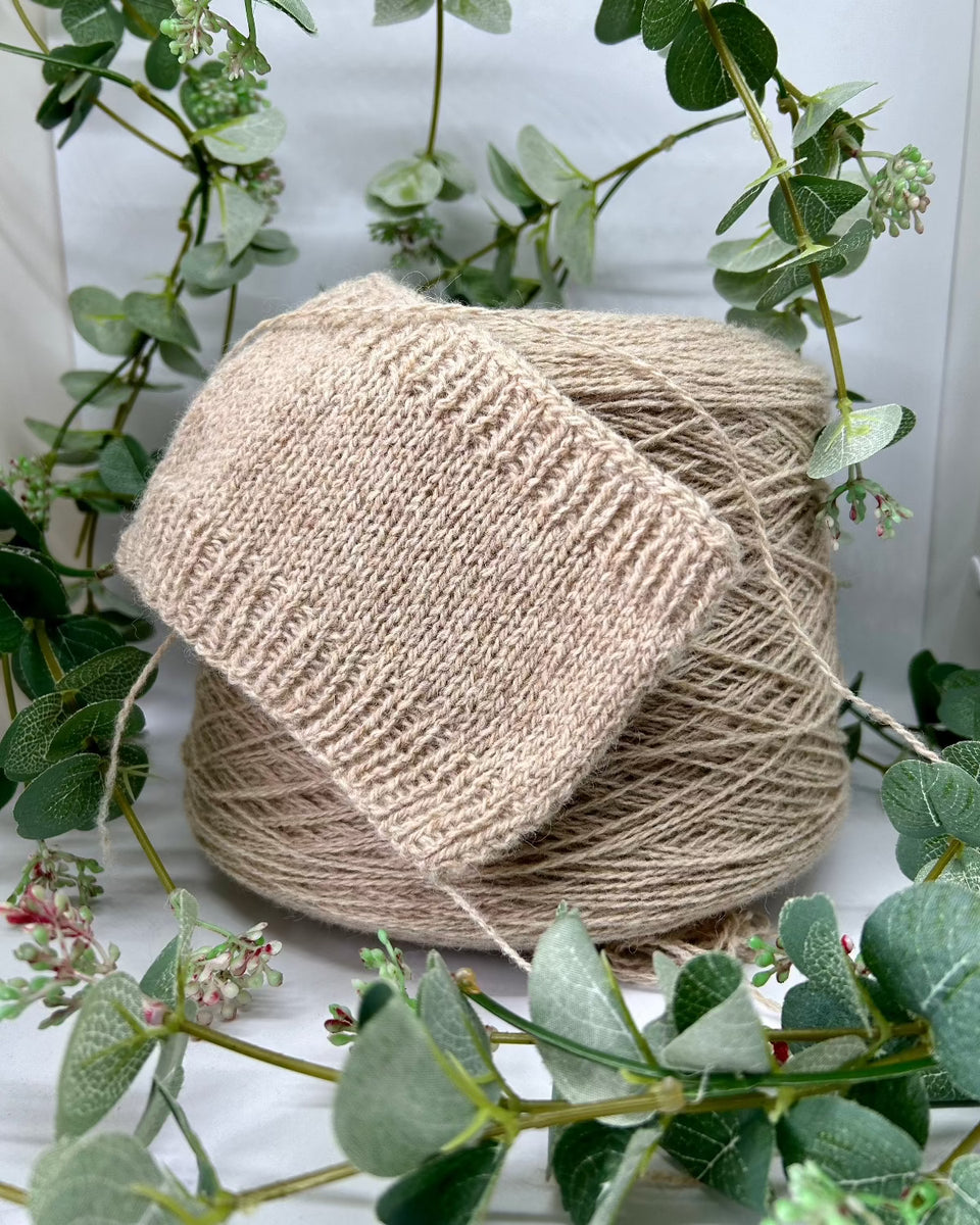 Vicuña blend 26% cashmere 8% vicuña | natural melange | Italian Stock ...