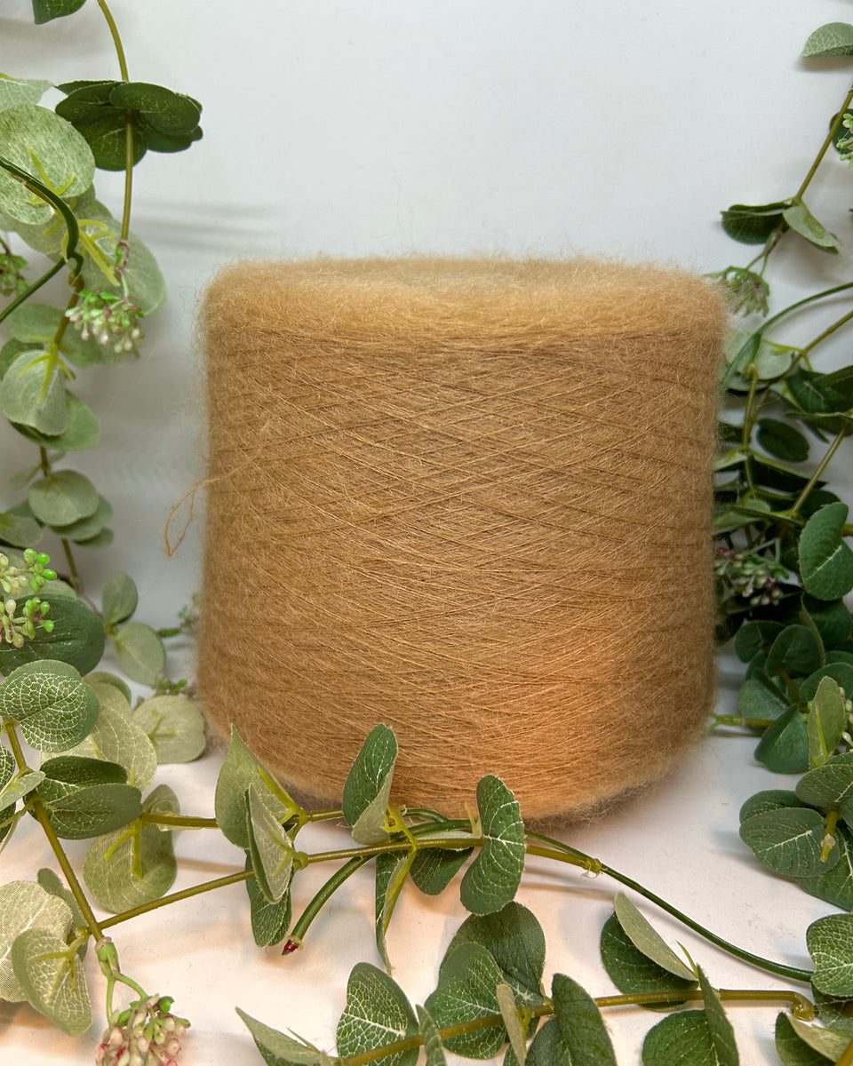 Linea Piu art. Geneve | camel | Italian Stock Yarn Cone in Germany ...