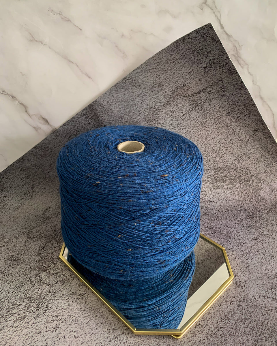 Slubby Green Tweed 100% wool | Italian Stock yarn in Germany – Woolright