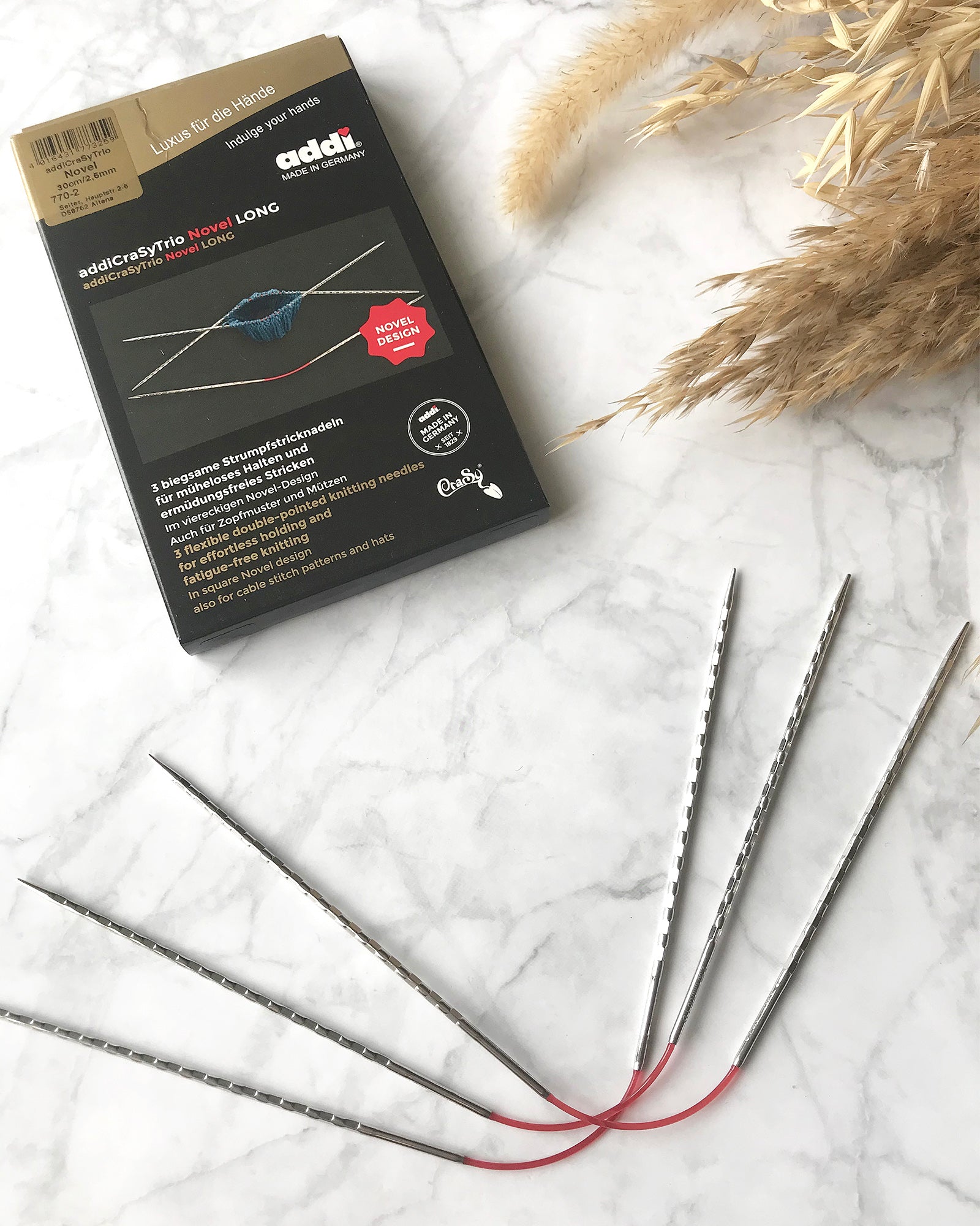 Addi CraSyTrio Novel Long Needles | Knitting Buy Online Germany – Woolright